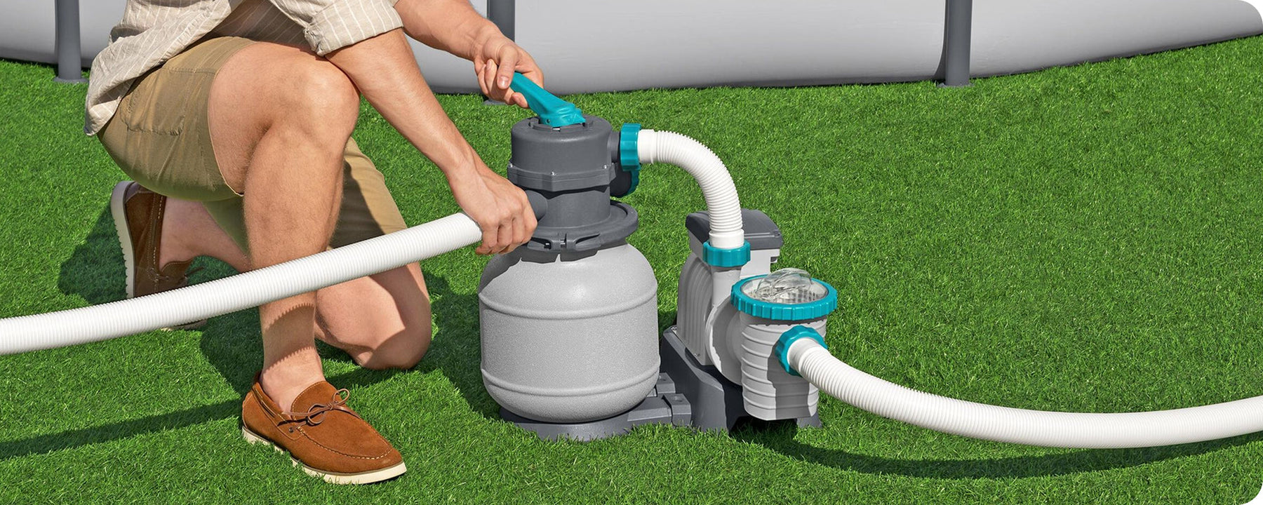 Bestway Pool Sand Filter Pumps | Low-Maintenance Pool Filtration – Bestway®