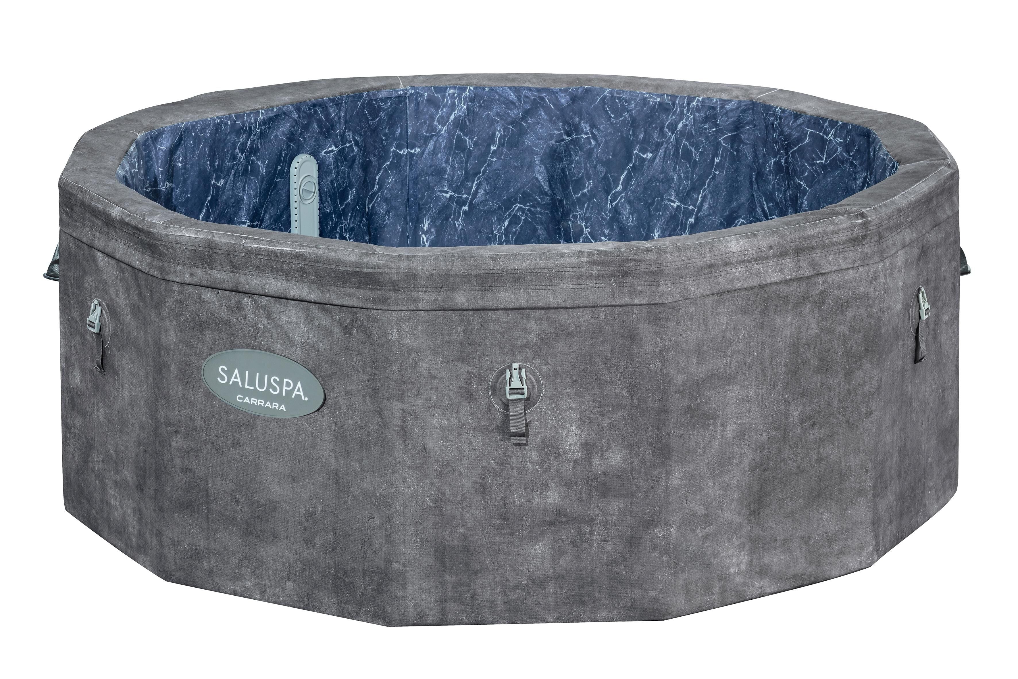 SaluSpa Carrara AirJet ThermaCore Hot Tub Liner Replacement, Gray Marb ...